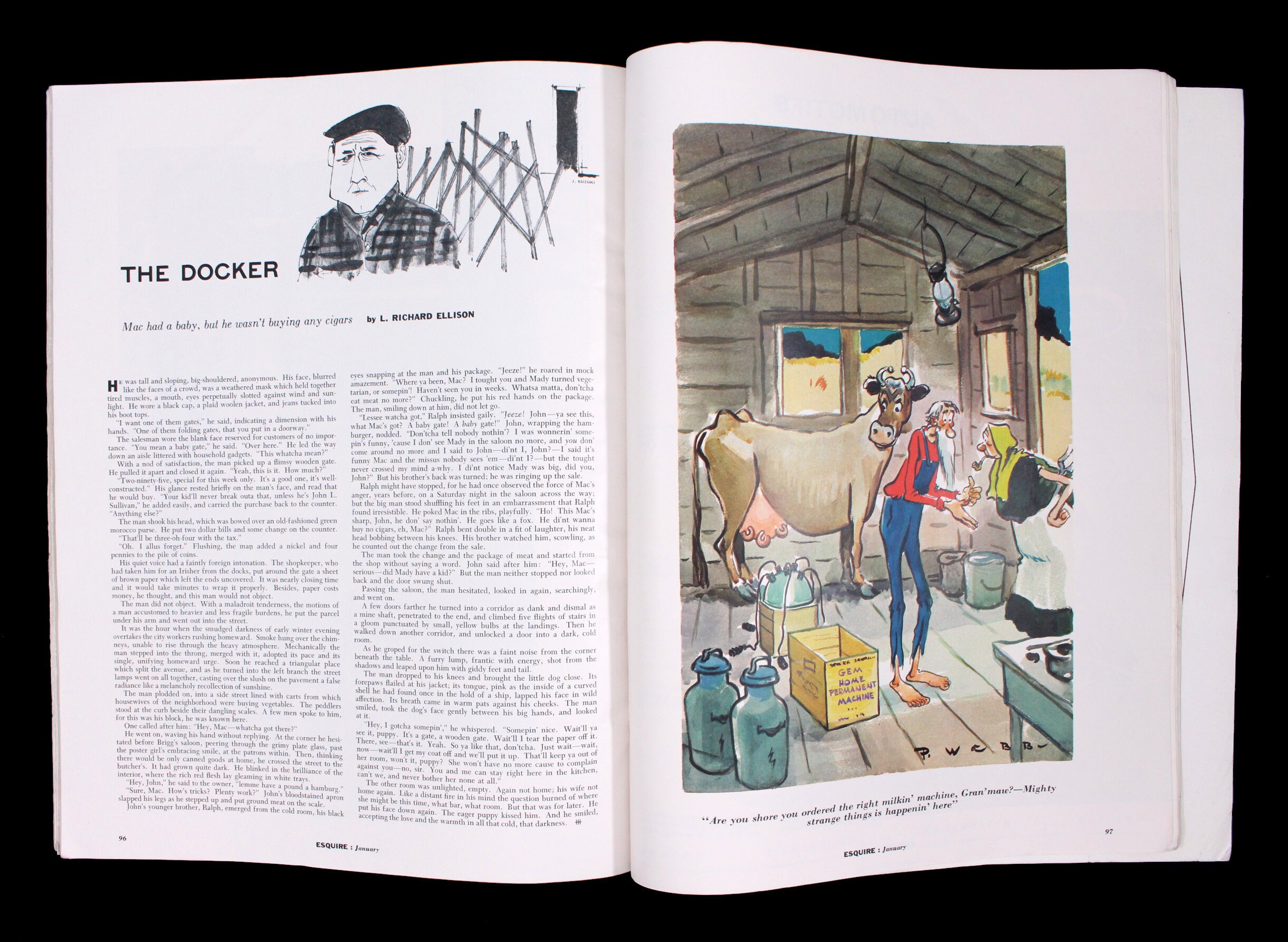 Vintage ESQUIRE Magazine January 1955 Calendar Girls Cover - Etsy