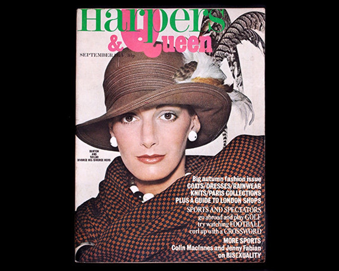 Vintage UK HARPERS & QUEEN Magazine, September 1973 Norman Eales ...
