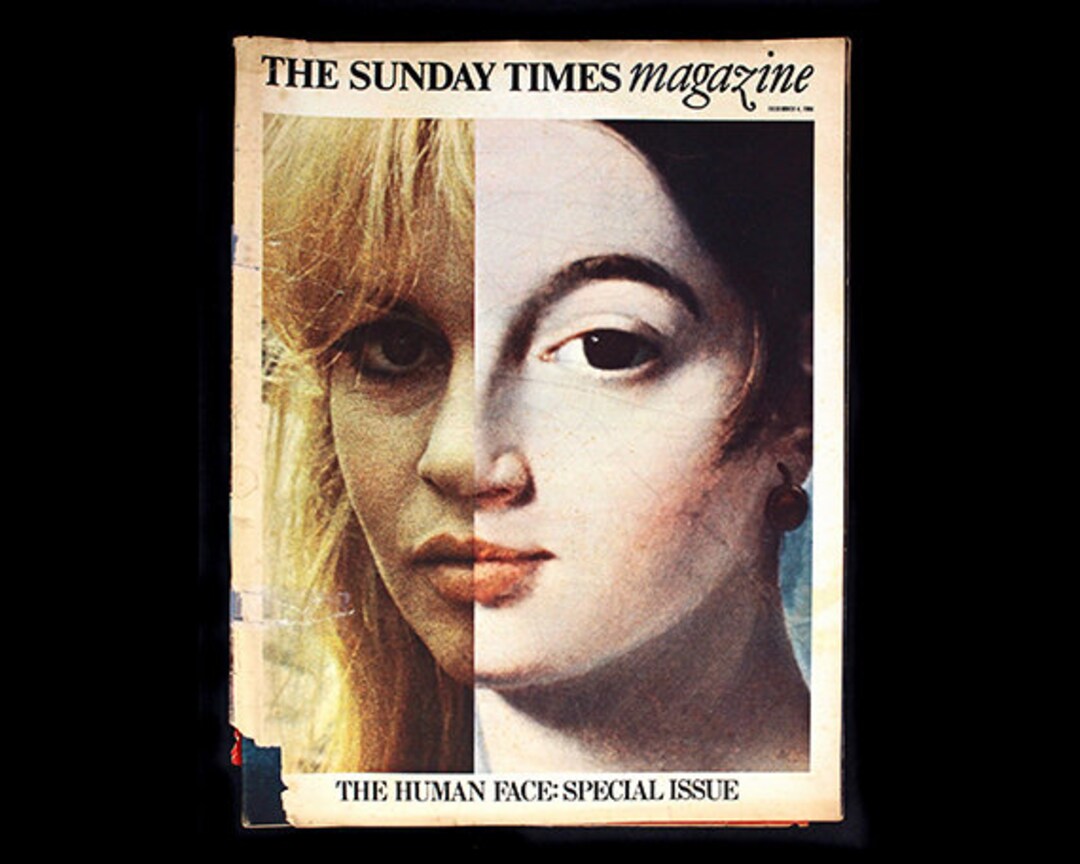 Vintage THE SUNDAY TIMES Magazine, December 4th 1966, the Human Face ...