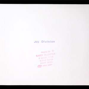 IAN CURTIS, Joy Division Vintage Press Photo Print 1979, Barry Plummer ...
