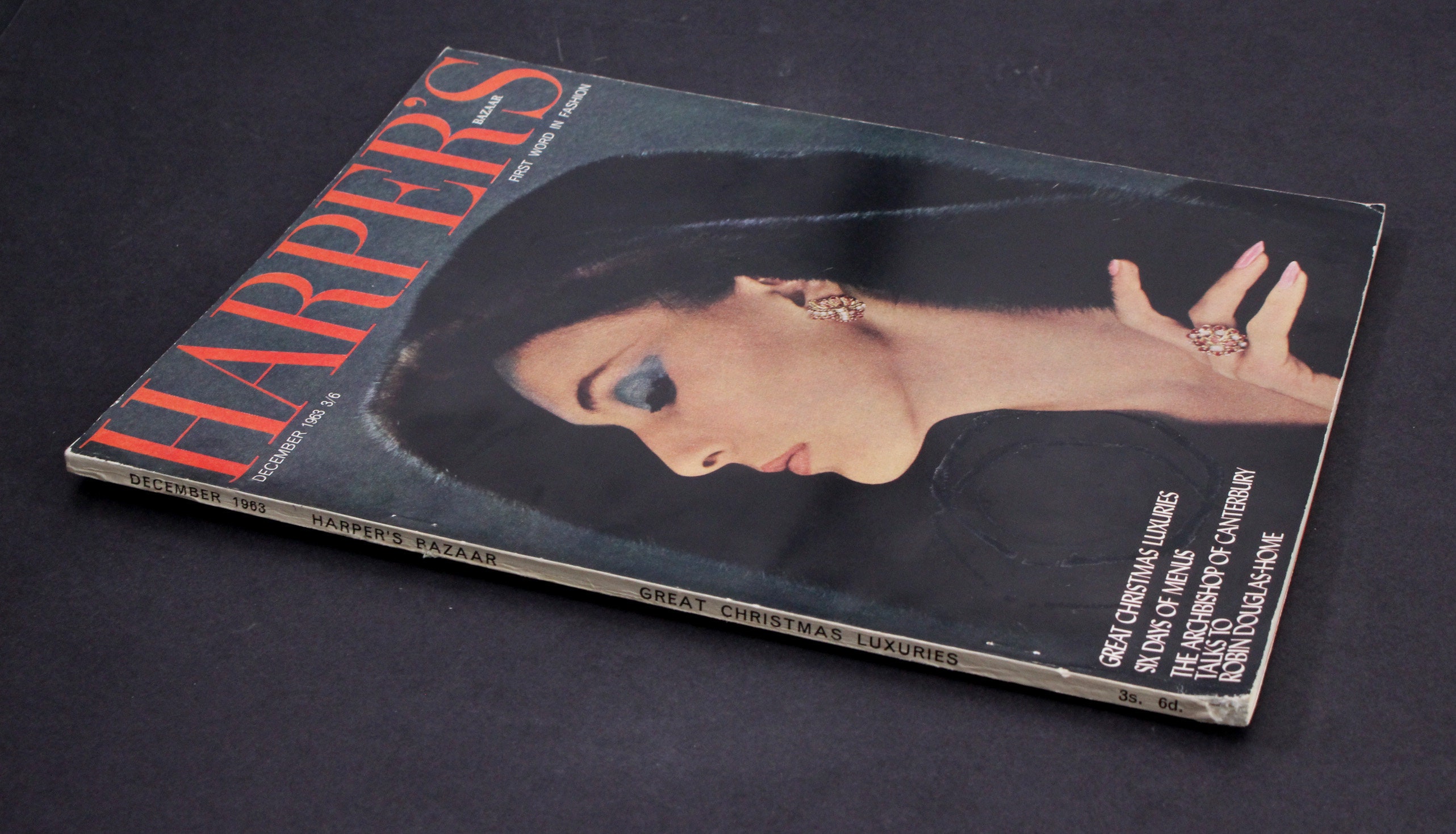 Vintage HARPER'S BAZAAR Magazine UK, December 1963, Richard Dormer ...