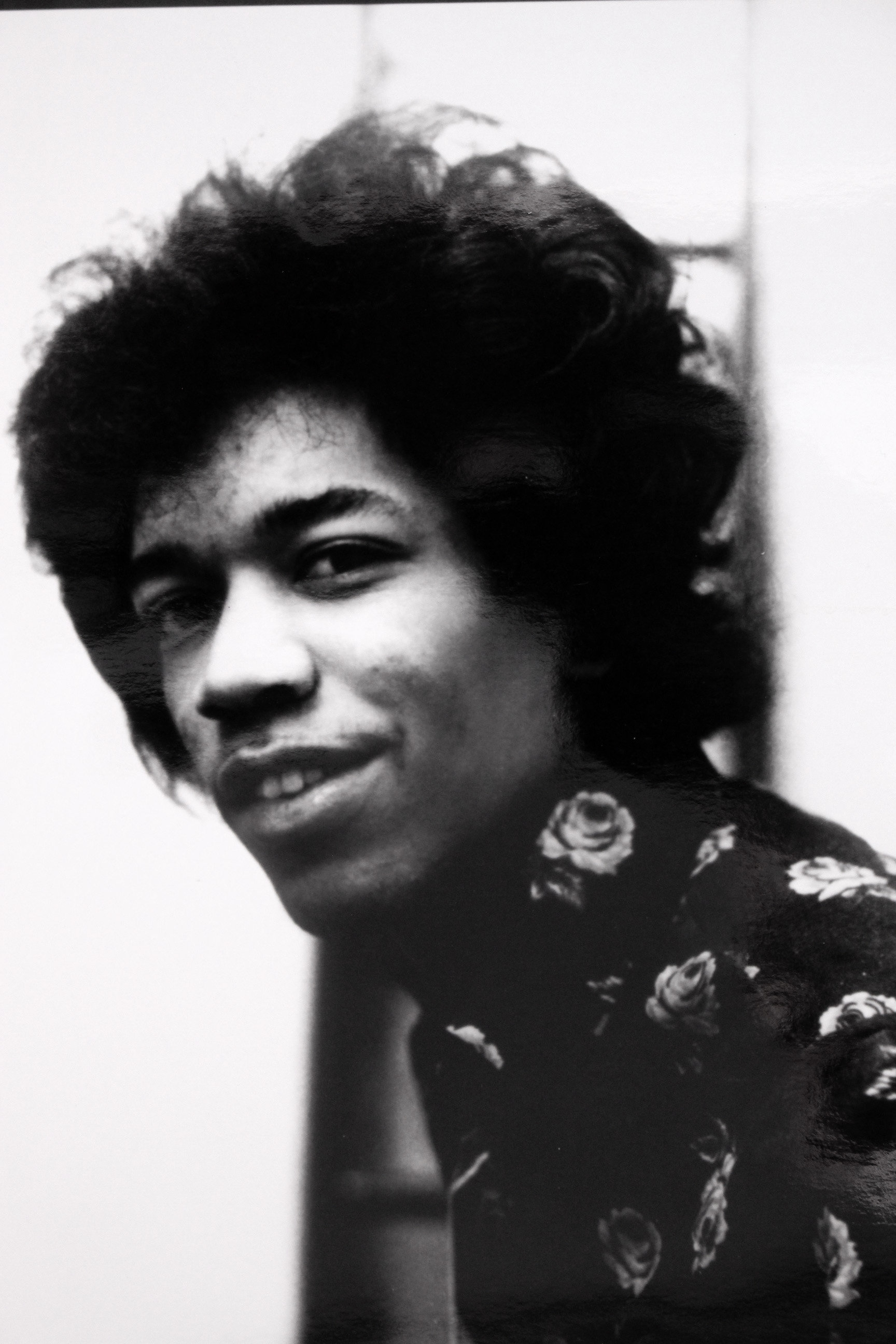 Jimi Hendrix Black And White Portrait