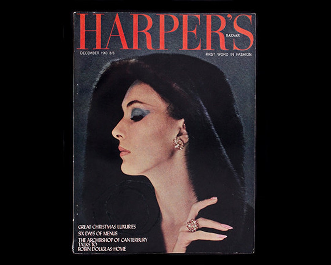 Vintage HARPER'S BAZAAR Magazine UK, December 1963, Richard Dormer ...