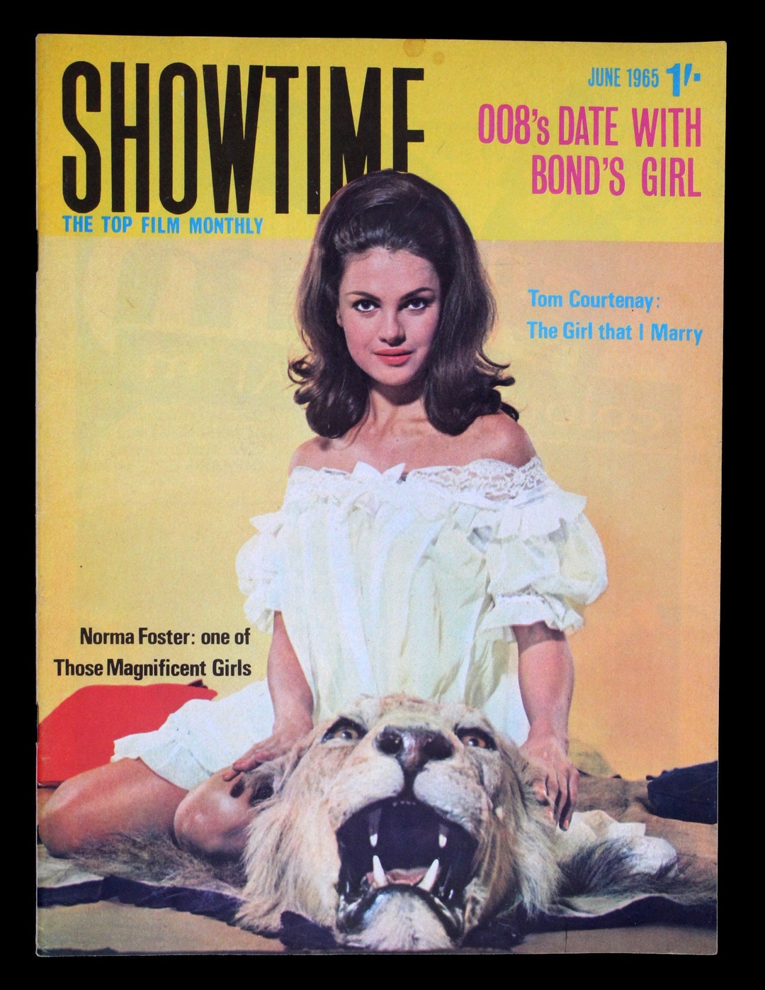 Vintage SHOWTIME Magazine June 1965 Norma Foster Cover - Etsy