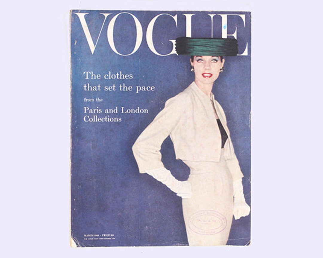 Vintage UK VOGUE Magazine, March 1956, Donald Silverstein, Norman ...