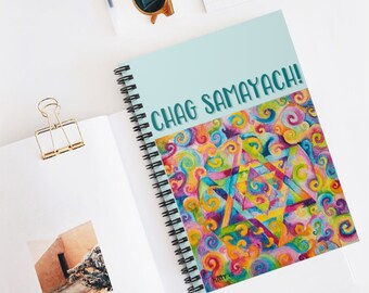 Illustrated Spiral Notebook - Etsy