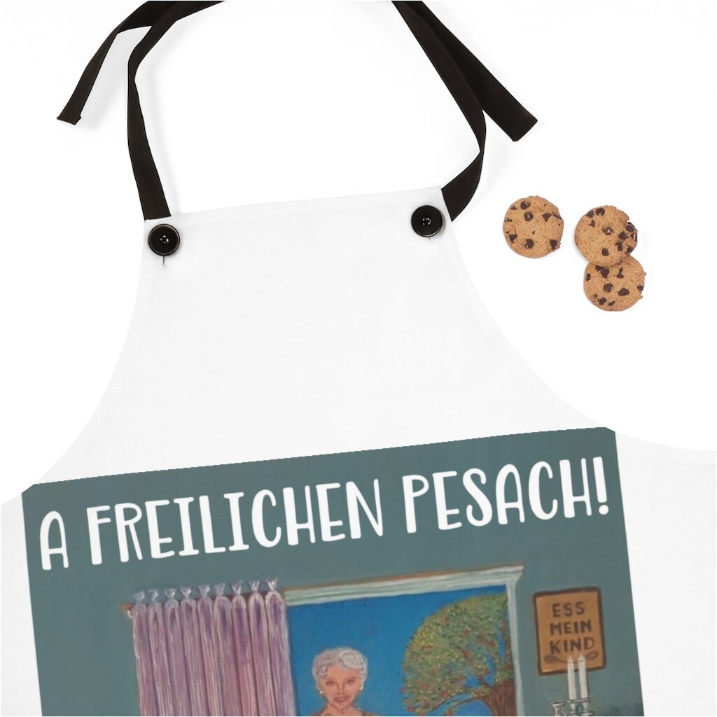 Pesach Illustrated Apron Passover Home Decor Apron Passover Gift Idea A ...