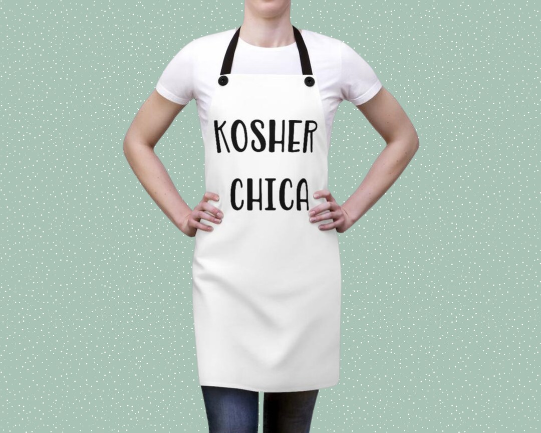 Fun Yiddish Apron Kosher Chica Apron Jewish Apron Gift - Etsy UK