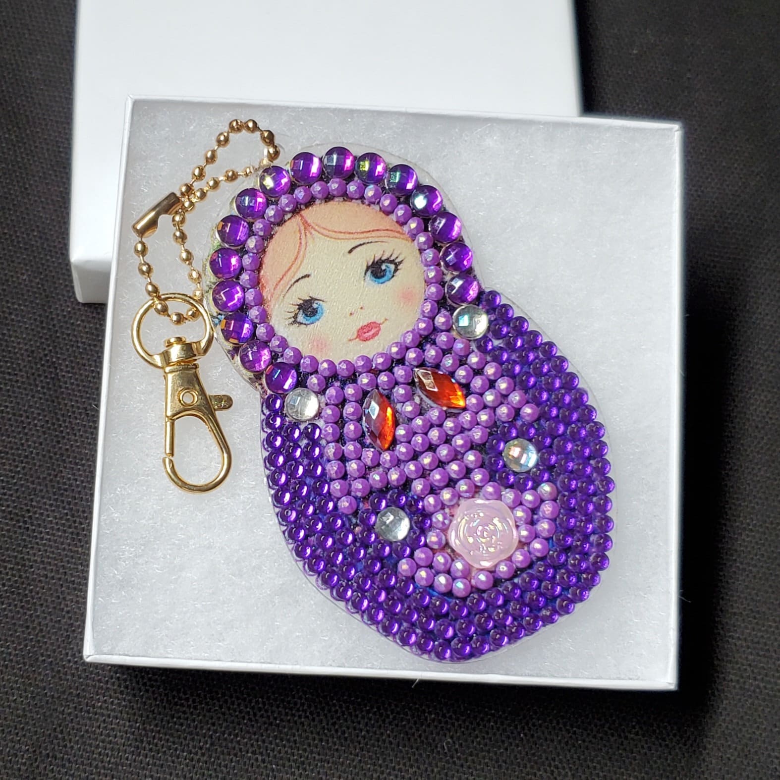 Russian Matryoshka Doll Keychain, Tree Ornament, FREE SHIPPING - Etsy