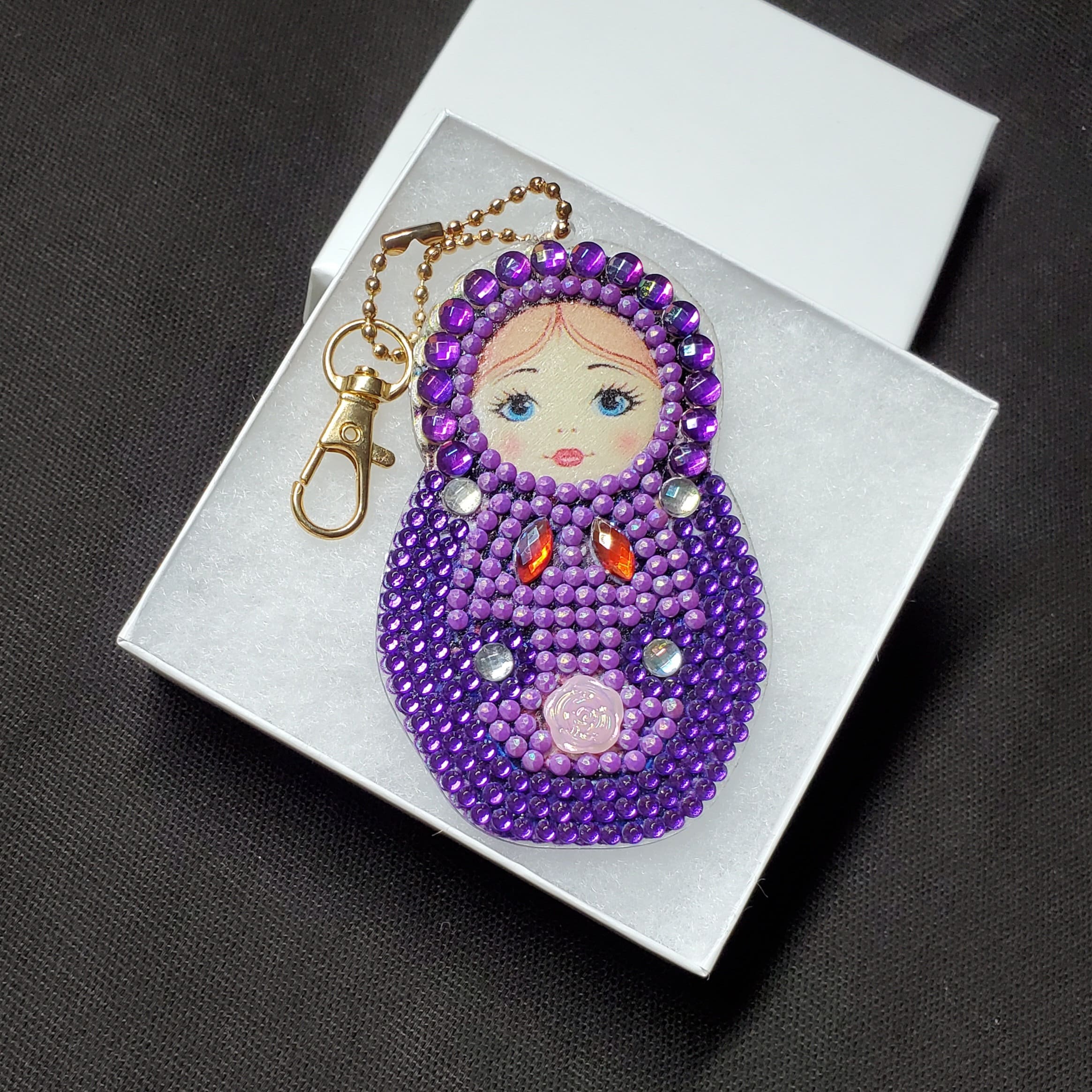 Russian Matryoshka Doll Keychain, Tree Ornament, FREE SHIPPING - Etsy