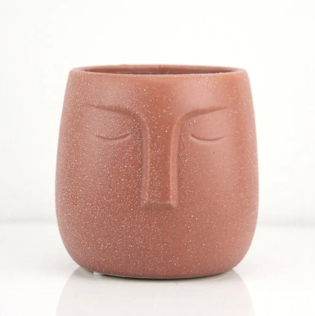 Ceramic Face Planter - Etsy