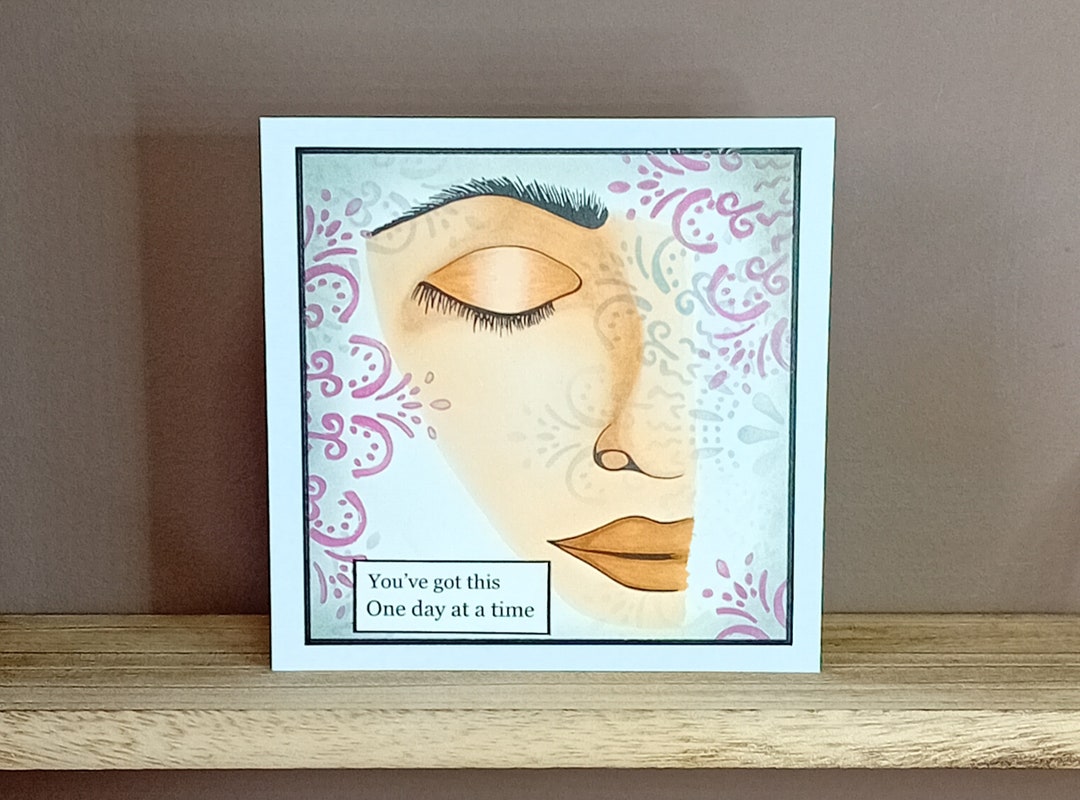 Sending You Positive Words Handcrafted Card, Feel Good Card. - Etsy