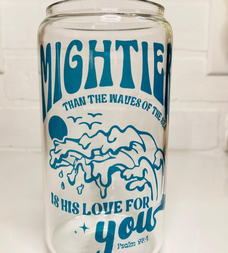 Christian Glass Tumbler, Christian Glass Tumbler Gift, Christian Gift ...
