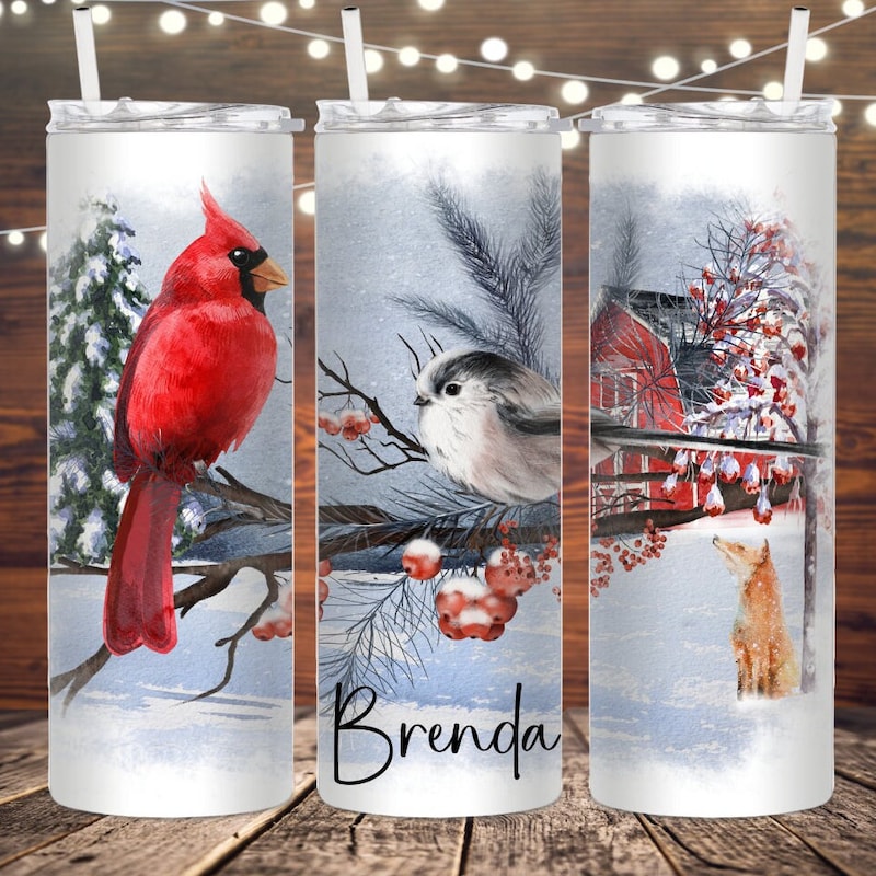 Cardinal and Straw - Etsy