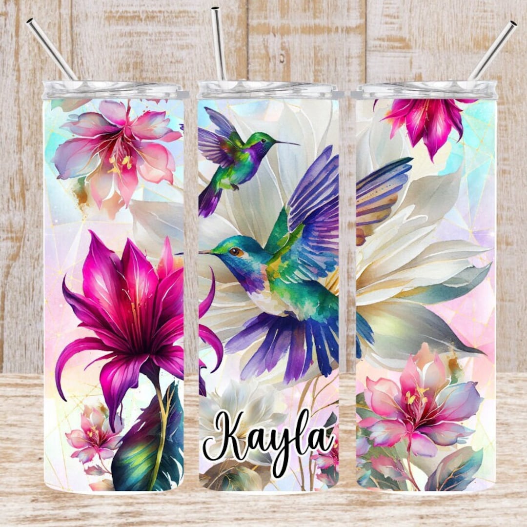 Hummingbird Tumbler, 20 Oz Personalized Hummingbird Tumbler ...