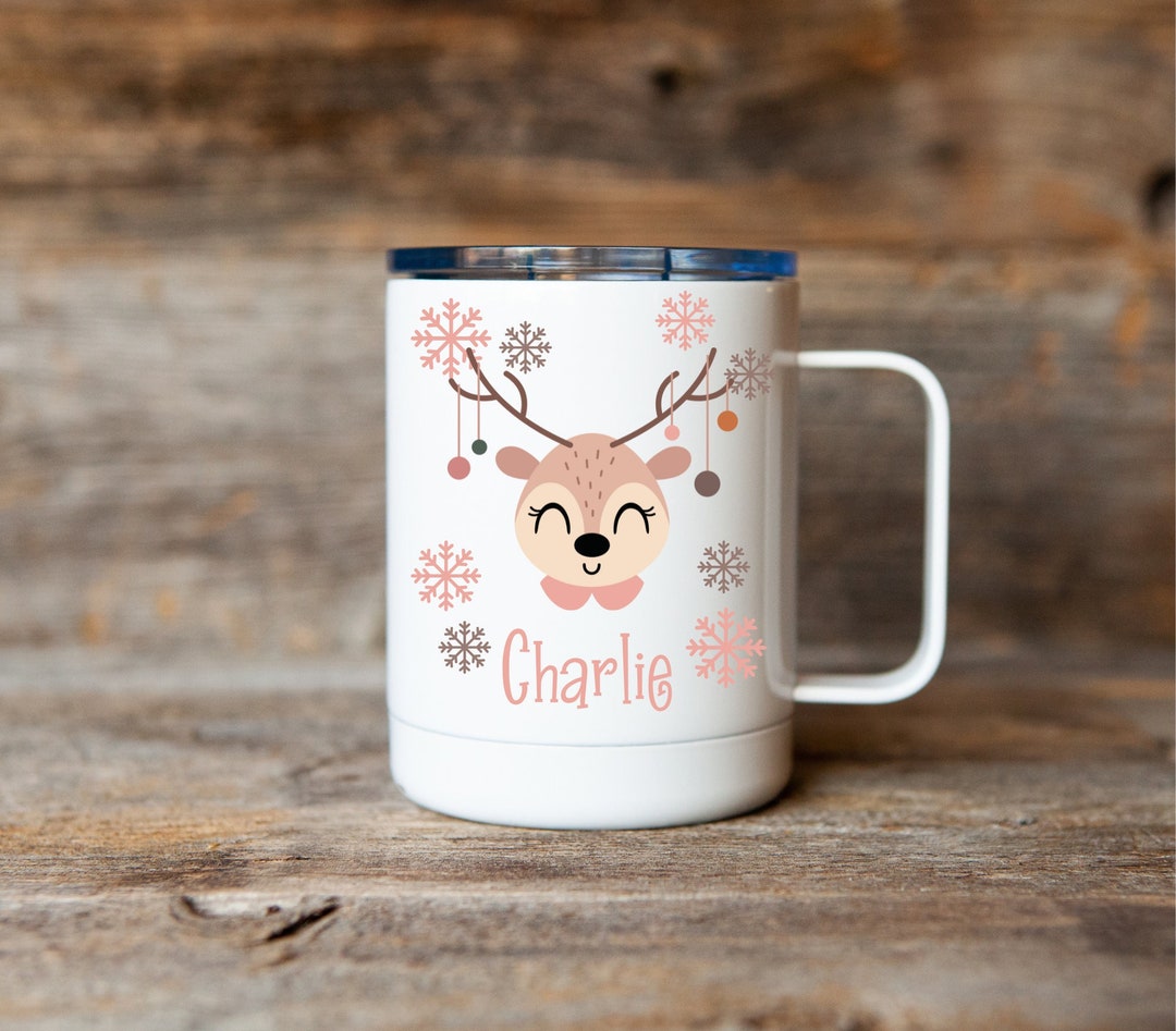 Custom Kid's Hot Cocoa Mug, Christmas Kid's Personalized Hot Cocoa Mug ...
