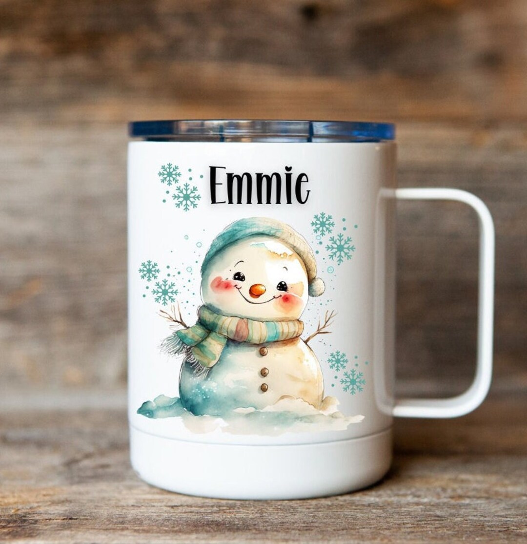Personalized Hot Cocoa Mug, Custom Hot Cocoa Mug, Insulated Coffee Mug ...
