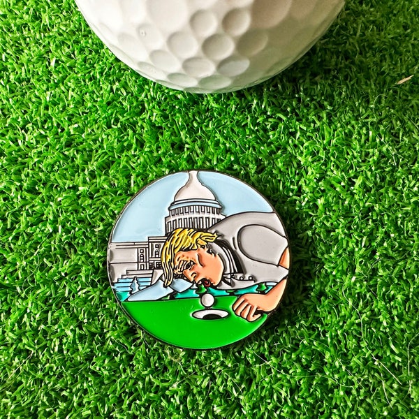 Trump Golf Ball Marker - Etsy