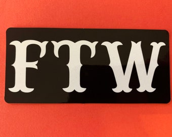 Ftw Decal | Etsy