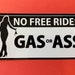 No Free Rides Sticker for Motorcycles, Helmets, Scooters, Cars & Gifts ...