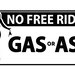 No Free Rides Sticker for Motorcycles, Helmets, Scooters, Cars & Gifts ...