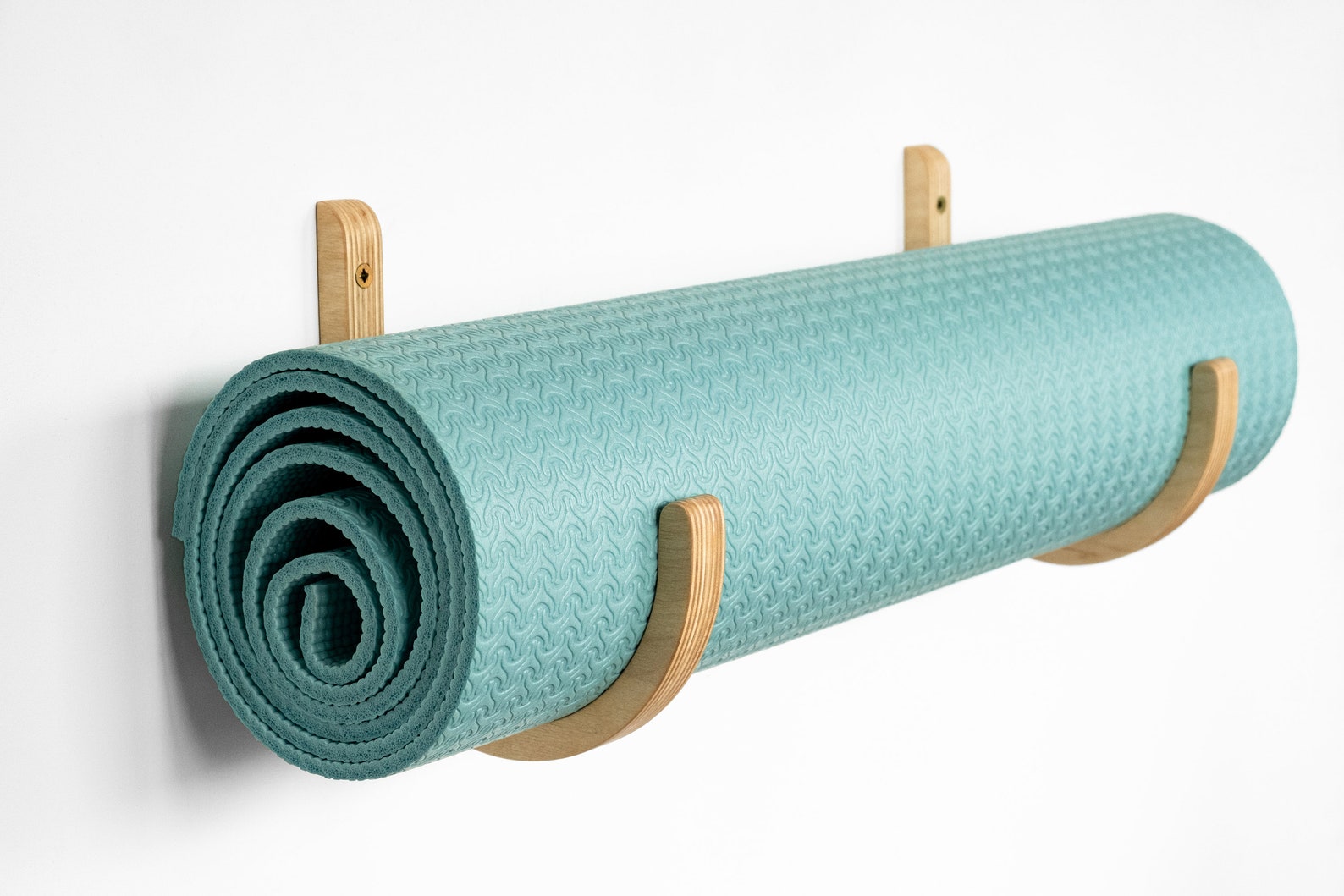 Wooden Wall Holders for Yoga Mat Wall Mount Yoga Mat Hook Foam - Etsy