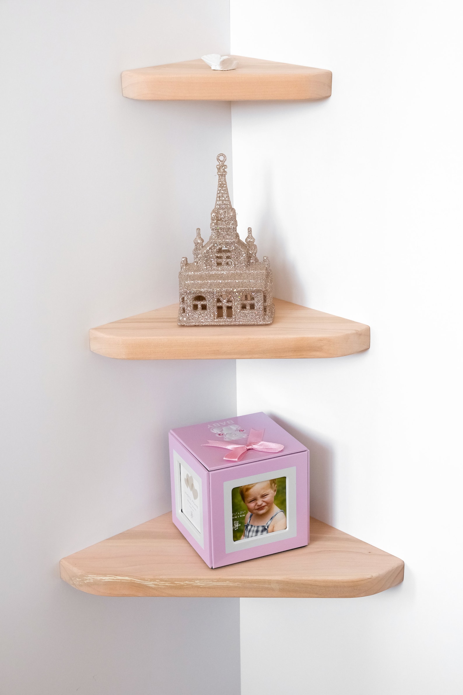 Pentagonal Faced Radius Corner Shelves Personal Rustic - Etsy