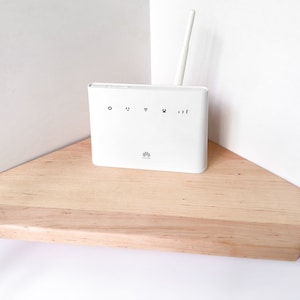 Corner Shelf for Speakers, Router, Camera, Baby Monitor, Humidifier ...