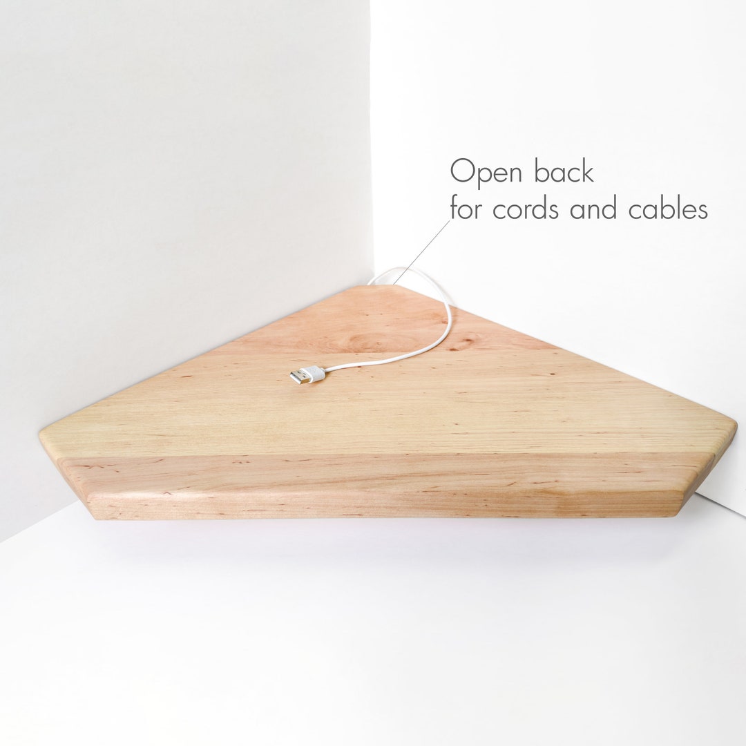 Corner Shelf for Speakers, Router, Camera, Baby Monitor, Humidifier ...