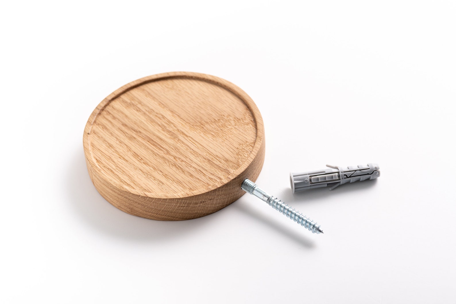 SET of Round Wooden Shelves Small Floating Shelf Modern - Etsy