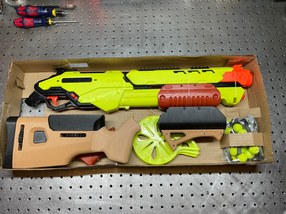 Modded Saturn Ranger series blaster Nerf Rival | Etsy