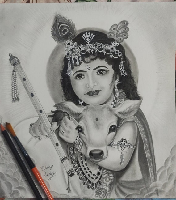 Little Krishna Drawings