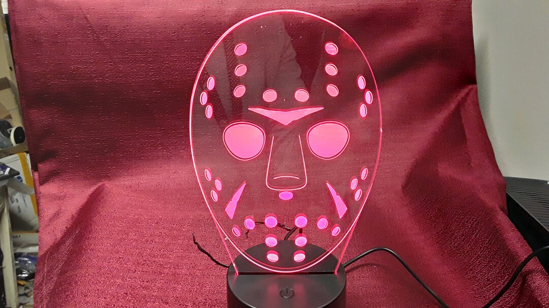 Jason Golie Mask Color Changing LED Night Light - Etsy