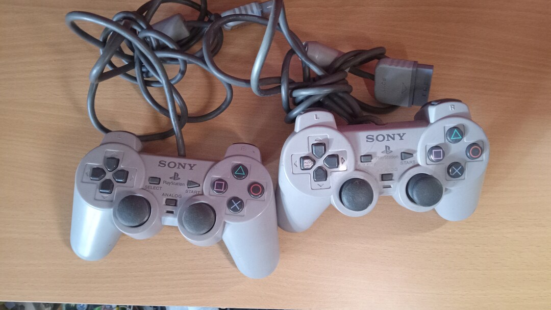 PS1 OEM Dualshock Gray Playstation 2 Controller - Etsy