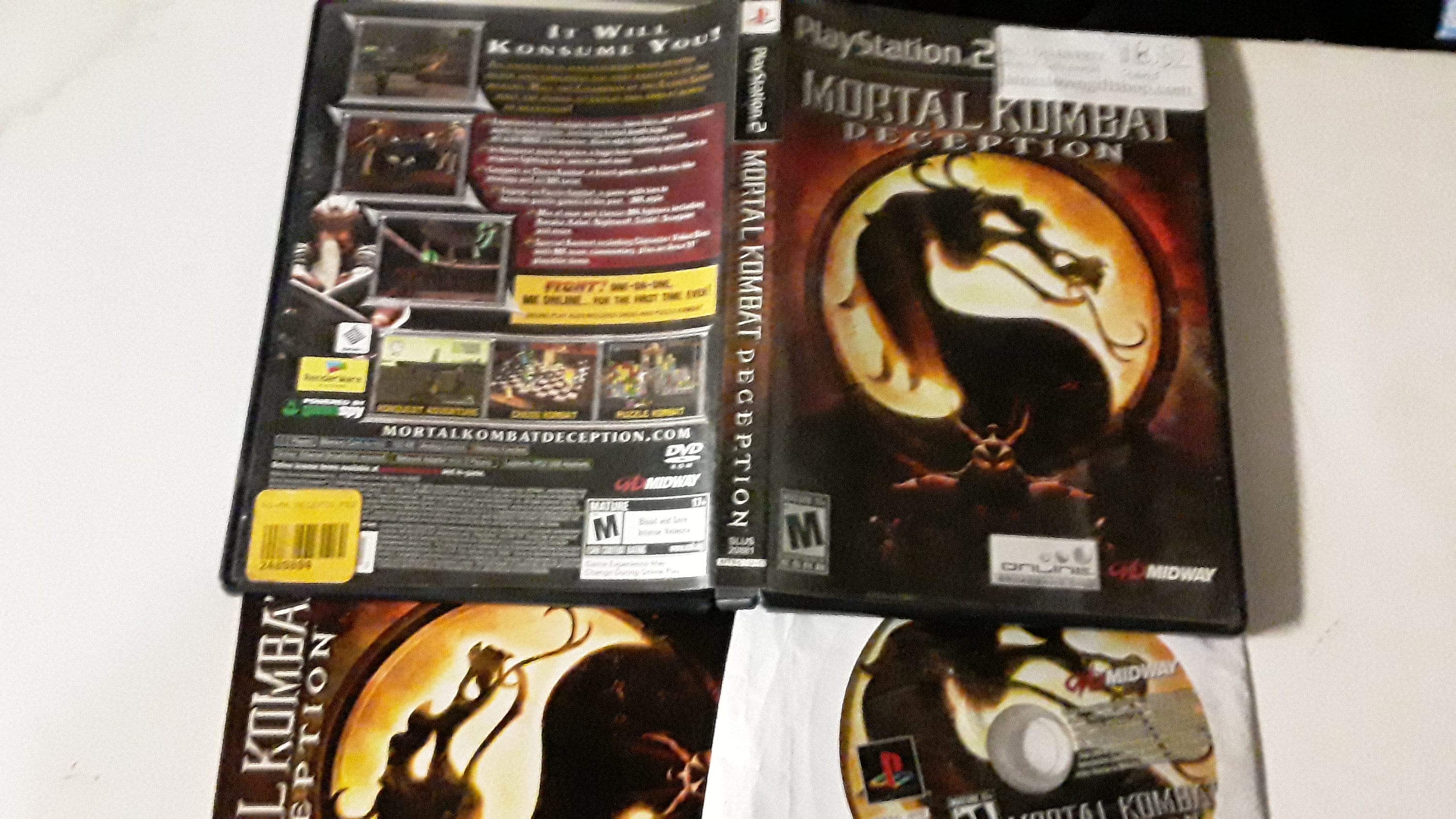 Mortal Kombat Deception Ps2