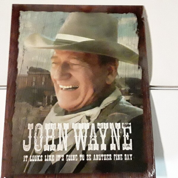 John Wayne Tin Signs - Etsy