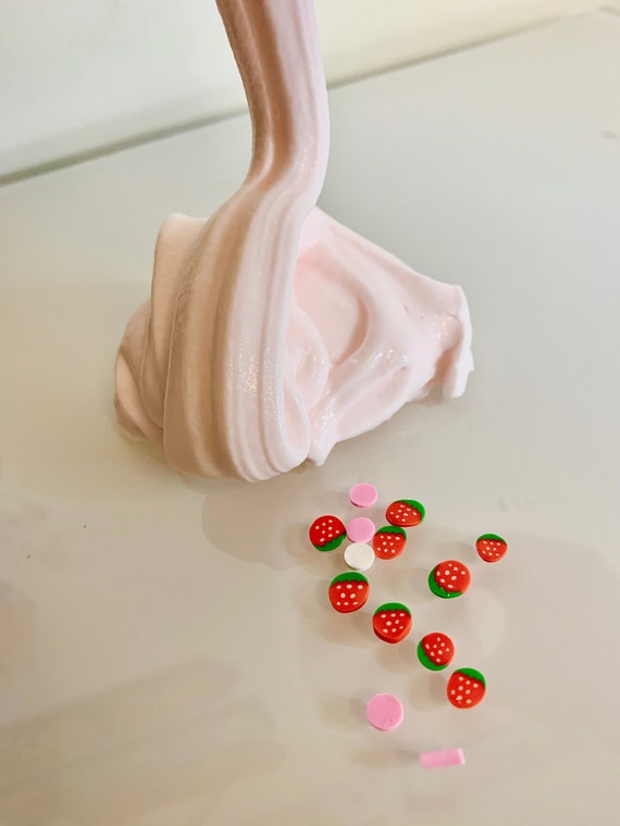 Strawberry Shortcake Slime - Etsy