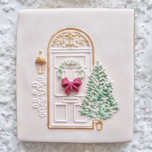 Christmas Reverse Embosser Stamp Front Door Embosser - Etsy
