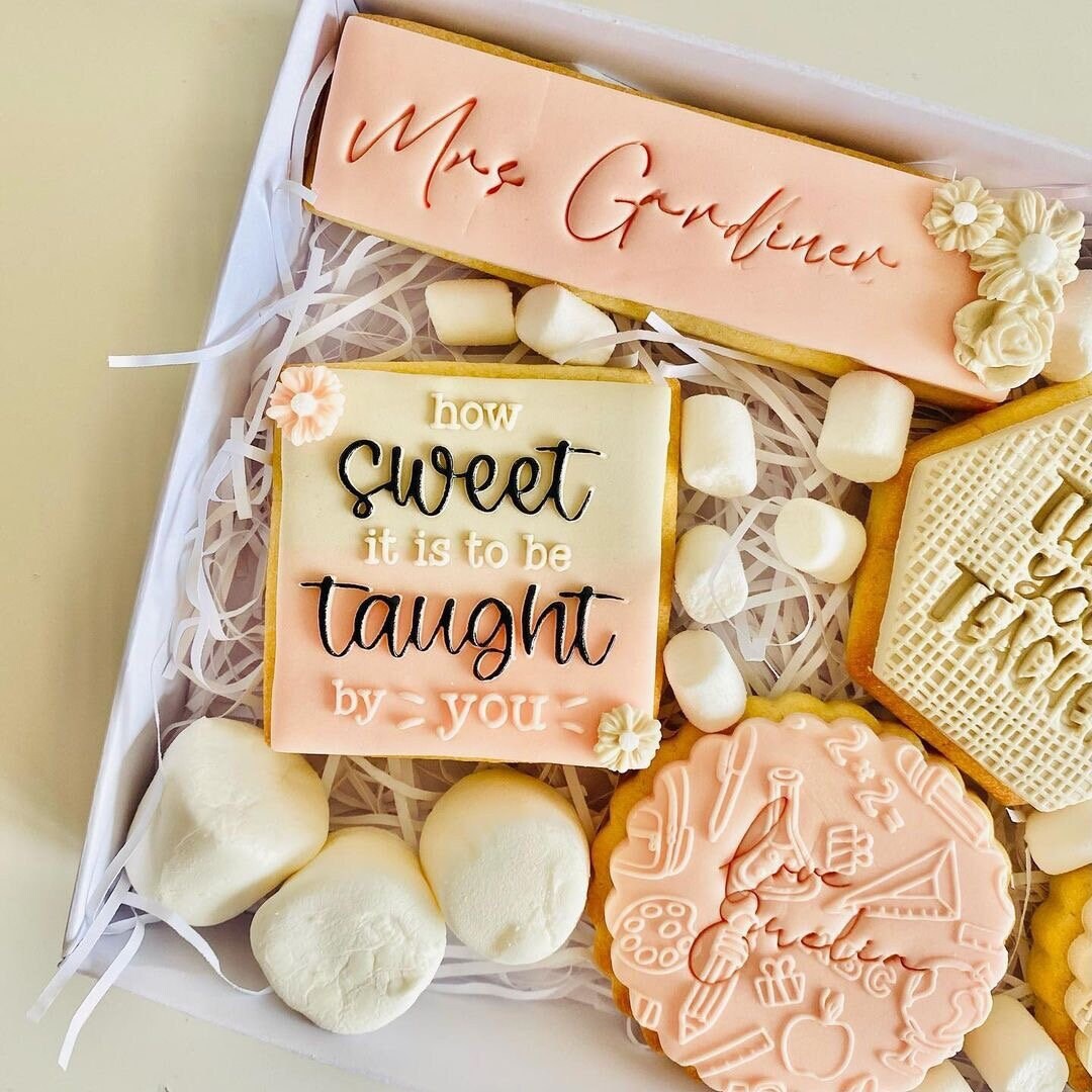 Teacher Embosser Stamp - How Sweet It is to Be Taught by You - Reverse ...