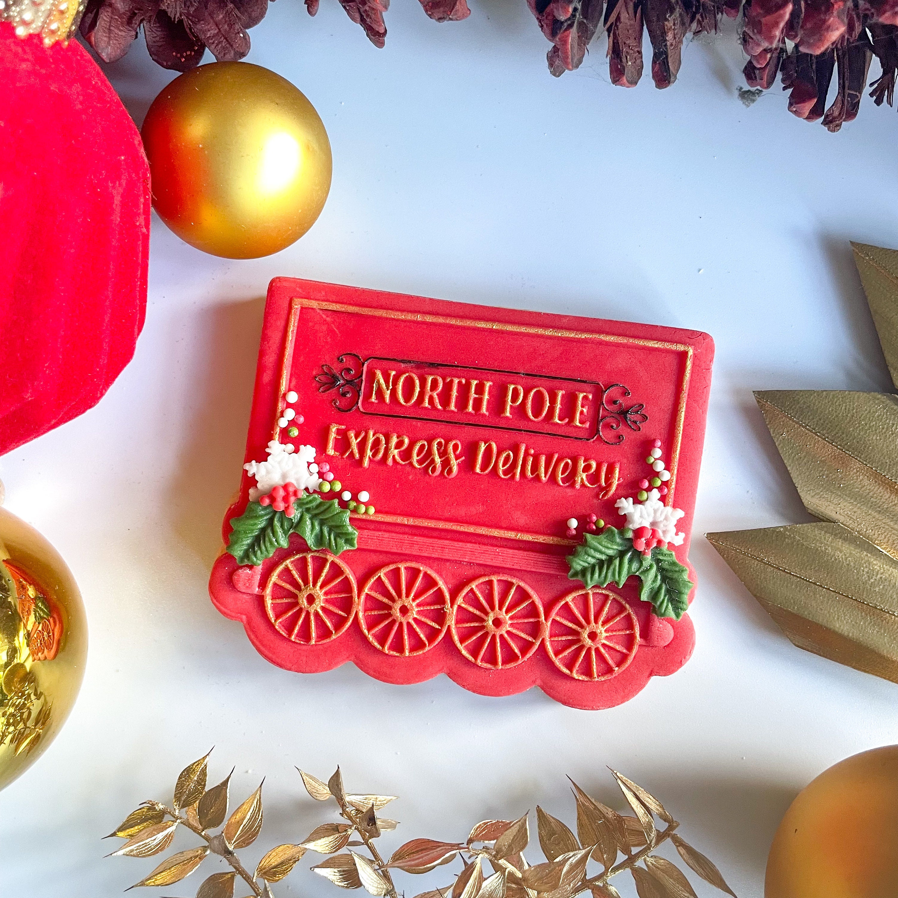 Santas Toy Train Embosser & Cutter Set | Festive Reverse Pop-up ...