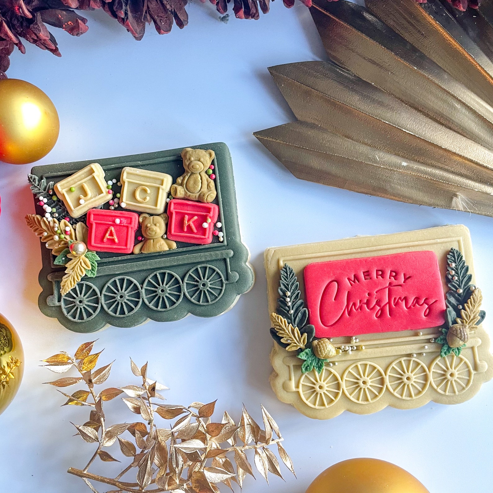 Santas Toy Train Embosser & Cutter Set | Festive Reverse Pop-up ...