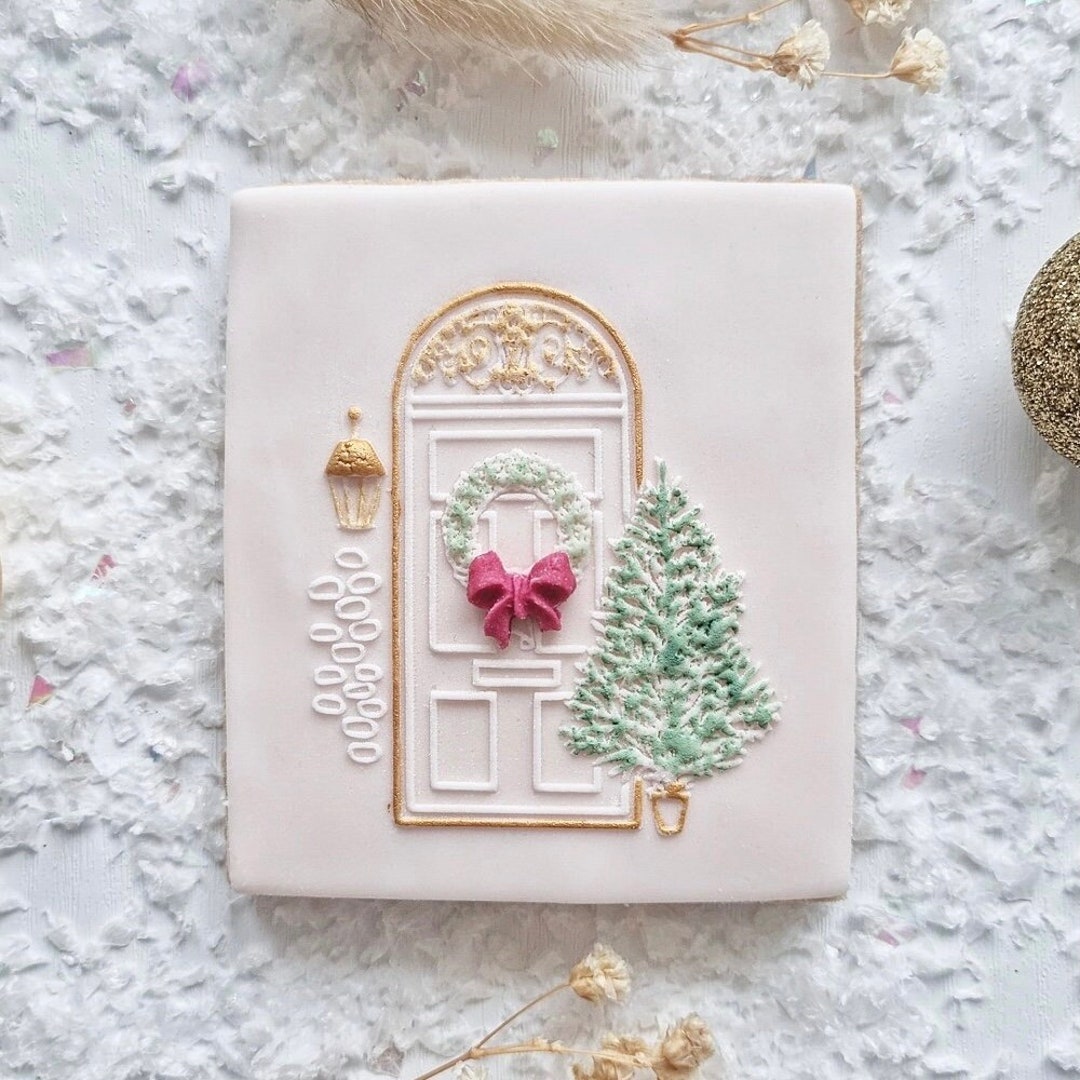 Christmas Reverse Embosser Stamp - Front Door Embosser - Etsy