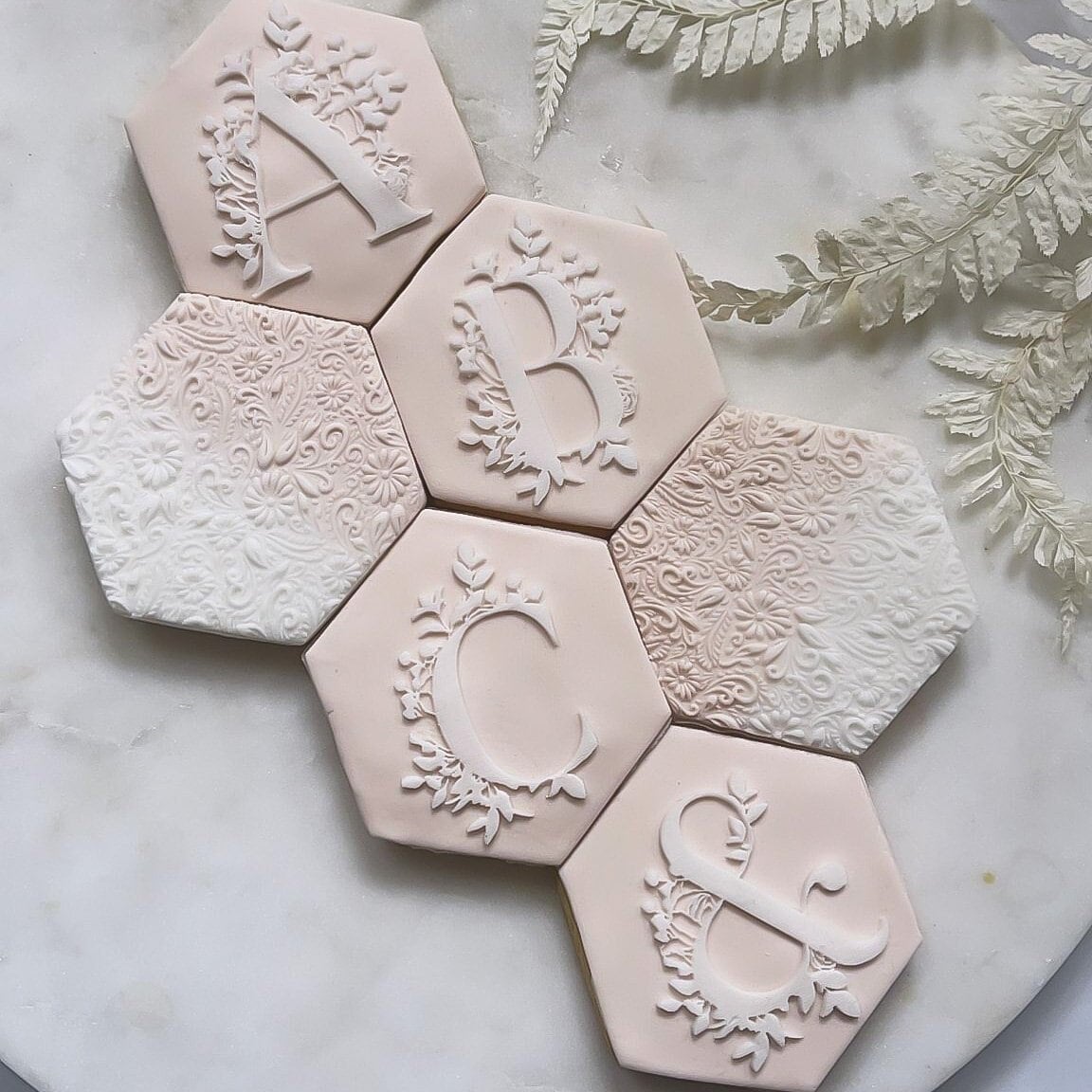 Floral A-Z Letter Embossers - Etsy