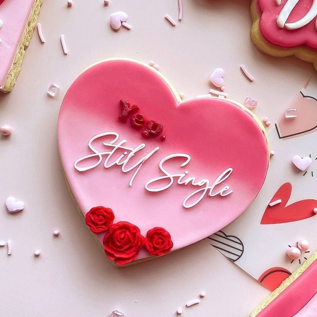 Galentines Reverse Embosser - Yep, Still Single Reverse Embosser Stamp ...