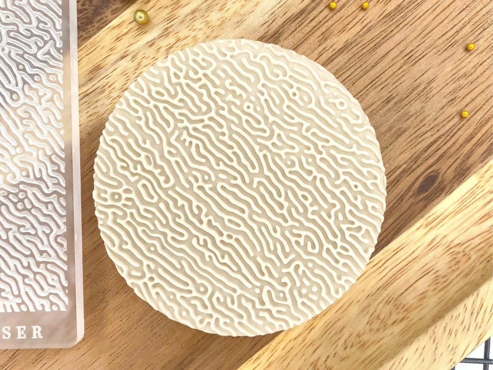 Texture Embosser Stamp Wavy Lines Texture Repeat Pattern | Etsy