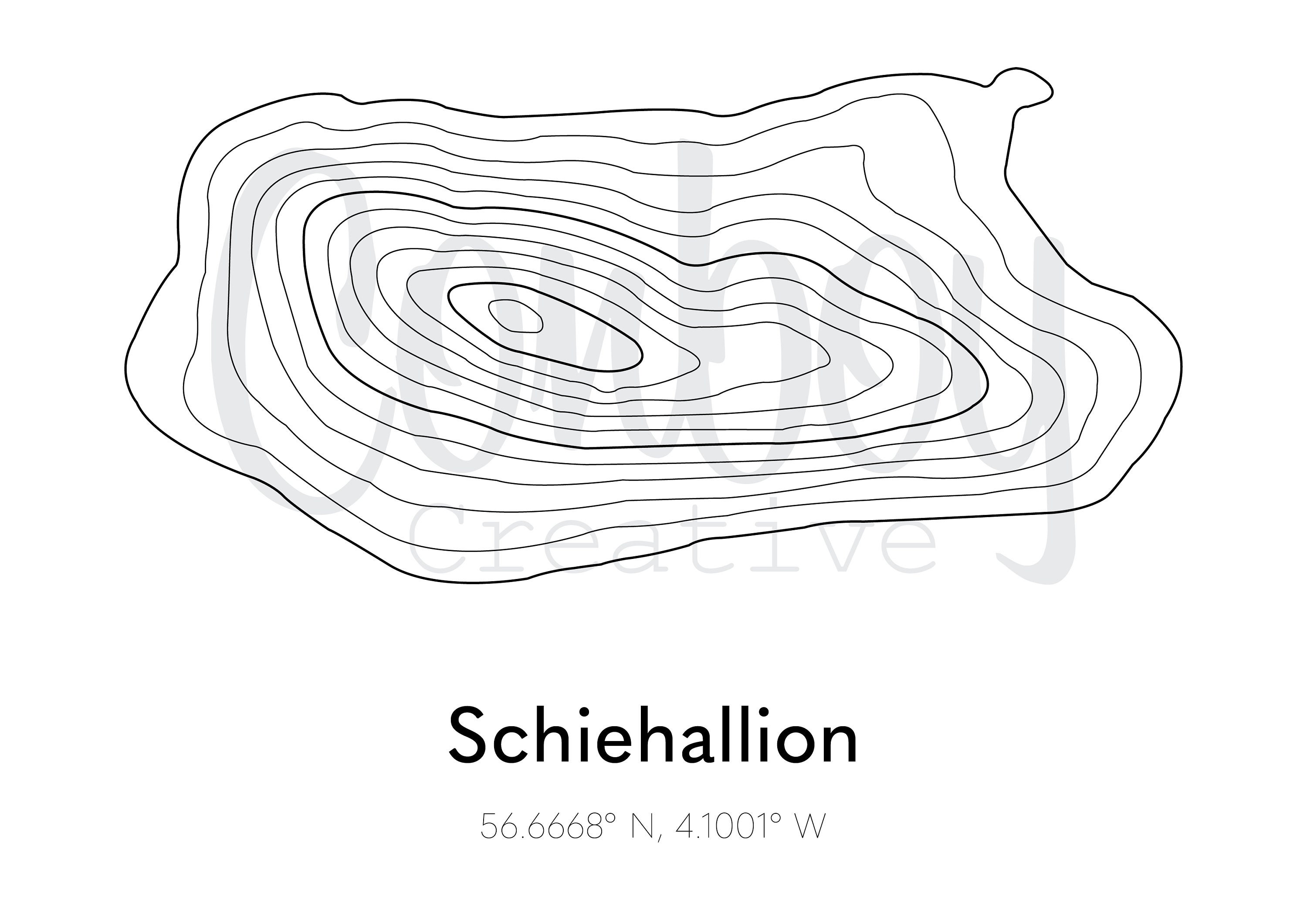 Schiehallion Print - Scotland Print - Munro - Mountain - Unique Gift ...