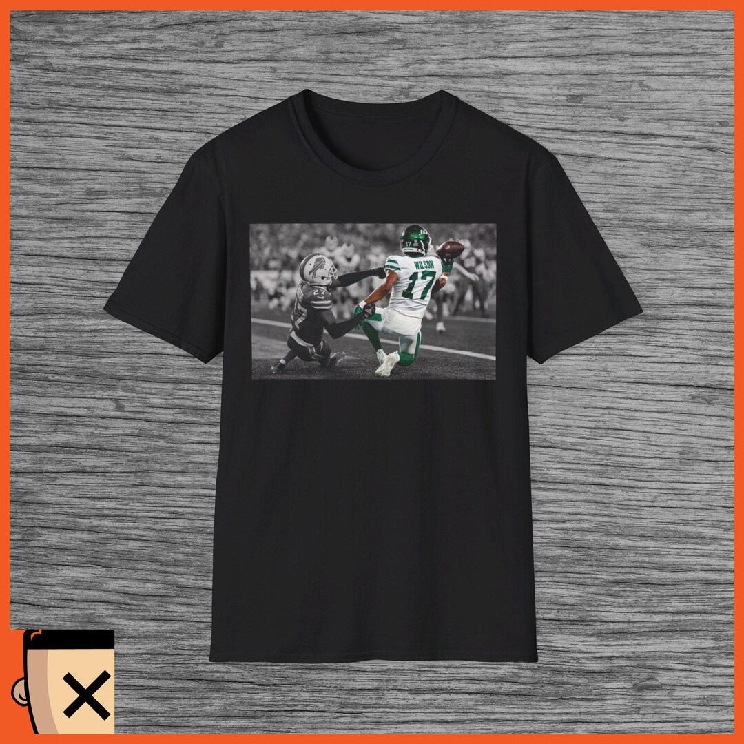 Garrett Wilson Football Touchdown Sports Jets Fantasy One Handed Catch ...