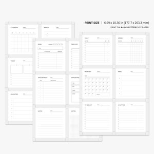 Sticky Note Printable, 3 X 3 In, Notes Template, Memo Card, Minimalist ...