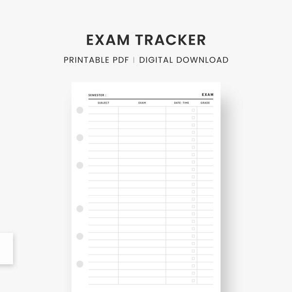 Exam Checklist - Etsy