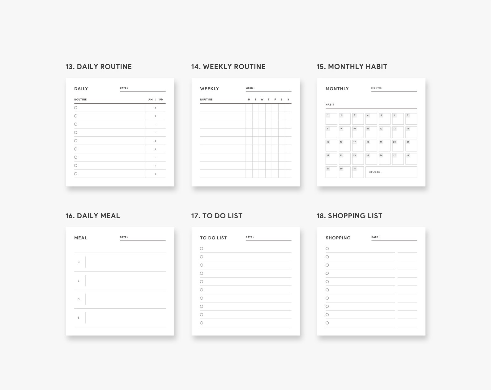 Sticky Note Printable 3 X 3 In Notes Template Memo Card - Etsy